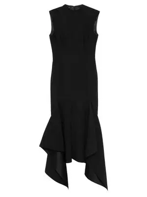 Solace London Trinity Midi Dress - Black