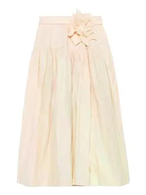 MARQUES' ALMEIDA Wrinkled Midi Skirt - Neutrals