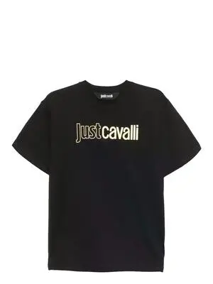 Just Cavalli Logo-print T-shirt Black
