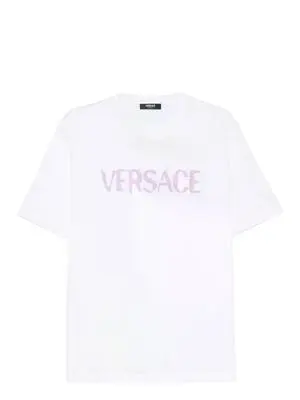 VERSACE Logo-print T-shirt