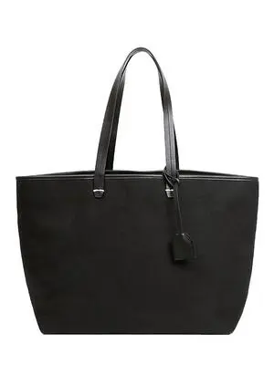 Clare V. Volie Tote - Black Canvas