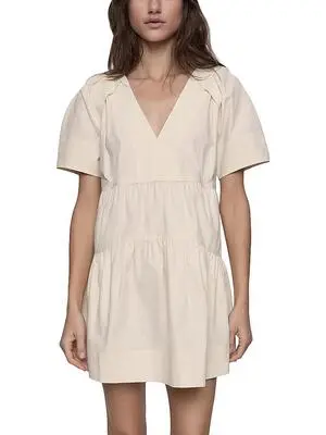 Rebecca Minkoff Vera Mini Dress - Medium Beige