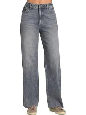 APNY Featherweight Wide Leg Jeans - Grey
