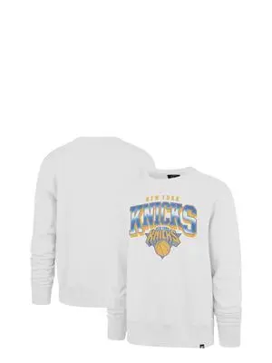 '47 New York Knicks Spotlight Headline Pullover Sweatshirt - Cream