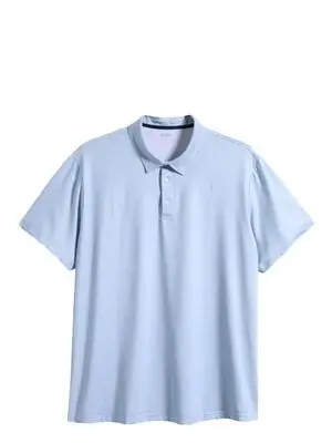 BRADY Print Golf Polo - Glacier/ Brady Blue