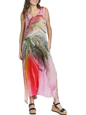APNY Sleeveless Maxi Dress - Pink Multi
