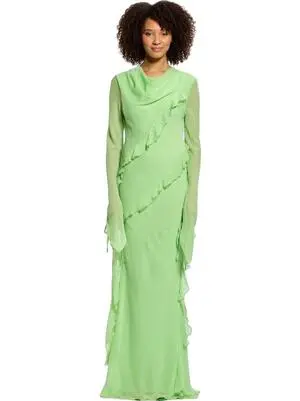 DASKA Circe Maxi Dress - Green