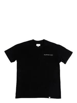 DAPPER BOI Drop Shoulder Tee - Black