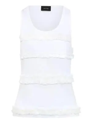 Simone Rocha Ruffled Top - White