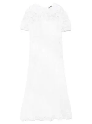 Vivetta Guipure-lace Midi Dress - White