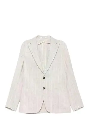 Tagliatore Striped Blazer - Neutrals