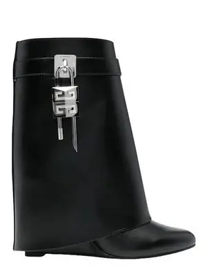 Givenchy Shark Lock Ankle Boots - Black