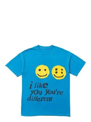 CACTUS PLANT FLEA MARKET X Union I Like You You're Different Tee Shirt - Blue