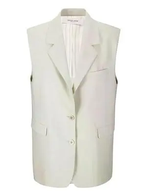 GOLDEN GOOSE Nicole Vest - White