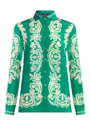 Etro Silk Shirt - Green