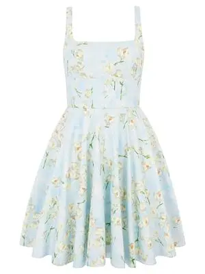 EMILIA WICKSTEAD Mini Mona Floral Dress - Blue