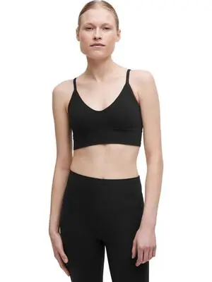 Lululemon Focuser Scoop-neck Bra Nulu - Black