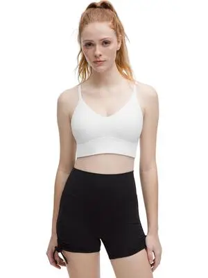 Lululemon Focuser Scoop-neck Bra Nulu - White
