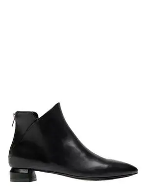 Officine Creative Leather Ankle Boots - Black