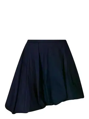 THELATEST Poplin Asymmetric Skirt - Blue