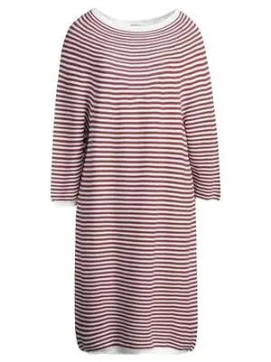 FABIANA FILIPPI Striped Knit Midi Dress