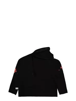 PROTOTYPES Waffle Twisted Hoodie - Black