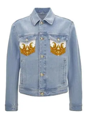 Versace Blouson Denim Jacket - Blue