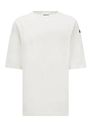 Rick Owens X Moncler Knitted Crewneck T-shirt - Milk