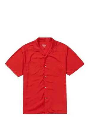 Supreme Playboy Rayon Short Sleeve Shirt - Red