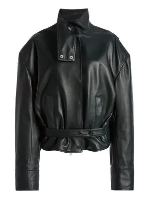 Christopher Esber Eddie Leather Jacket - Black