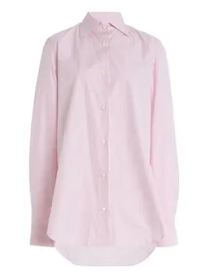 Giuliva Heritage Cotton Button-down Shirt - Stripe