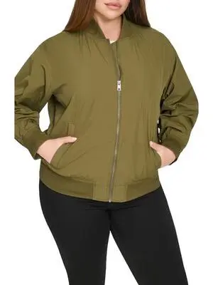 LEVI'S Relaxed Bomber Jacket - Army Green