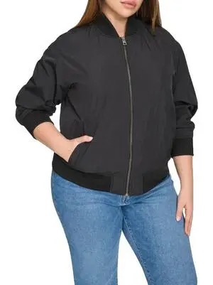 LEVI'S Relaxed Bomber Jacket - Black