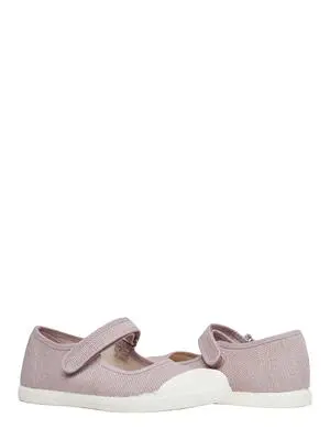 CHILDRENCHIC Isabel Floral Canvas Mary Jane Sneaker - Lilac