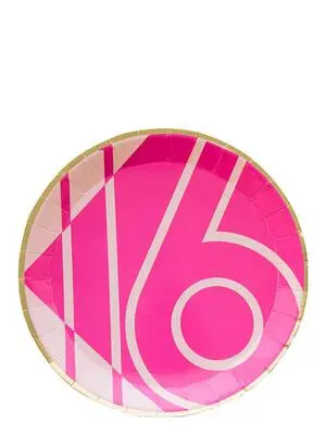 JOLLITY & CO Sweet 16 Dessert Plates - Assorted Pre-pack