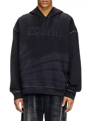 DIESEL® DIESEL® S-Boxt-Hood-R9 Graphic Hoodie Deep/ Black