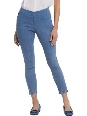NYDJ NYDJ Ankle Slit Pull-On Jeans Minorca Isle