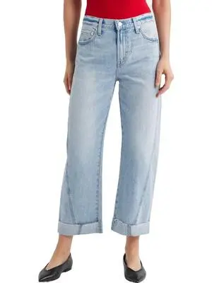 PISTOLA Kacey Cuffed High-waist Boyfriend Jeans - Berkeley