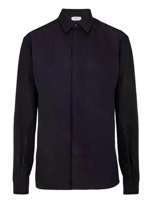 FERRAGAMO Monogram Shirt - Blue
