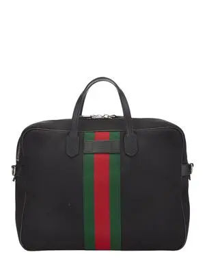 Gucci Techno Canvas Briefcase - Black