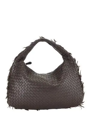 Bottega Veneta Intrecciato Veneta Hobo - Brown