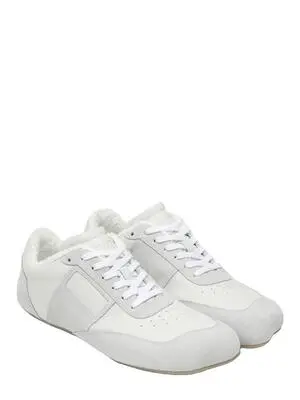 MAISON MARGIELA Leather And Suede Sneakers - White