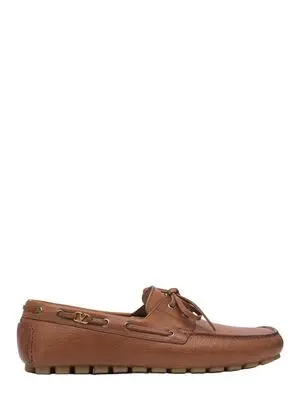 Valentino Garavani Driver Fastaway Loafers - Brown