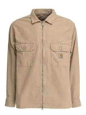 Carhartt Work In Progress Reynold' Overshirt Jacket - Beige