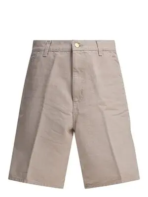 Carhartt Work In Progress Single Knee Dearborn Cotton Canvas Shorts - Beige