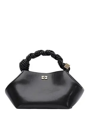 GANNI Ganni Bou Bag Small Crinkle Oleatex Black