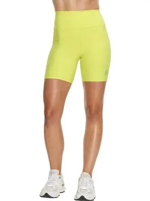 PELOTON High-rise 7" Bike Shorts - Lemon-lime
