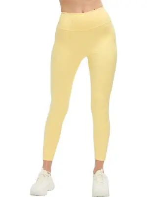 PELOTON Cadent High-rise Pocket Leggings - Pale Banana