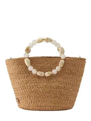 Helen Kaminski Helen Kaminski Nacre Basket Bag Nougat/natural