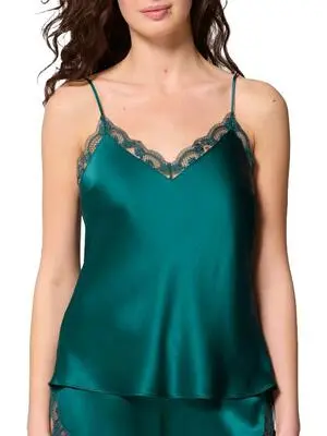 Simone Perele Simone Perele Love Me Lace Trim Camisole Emerald